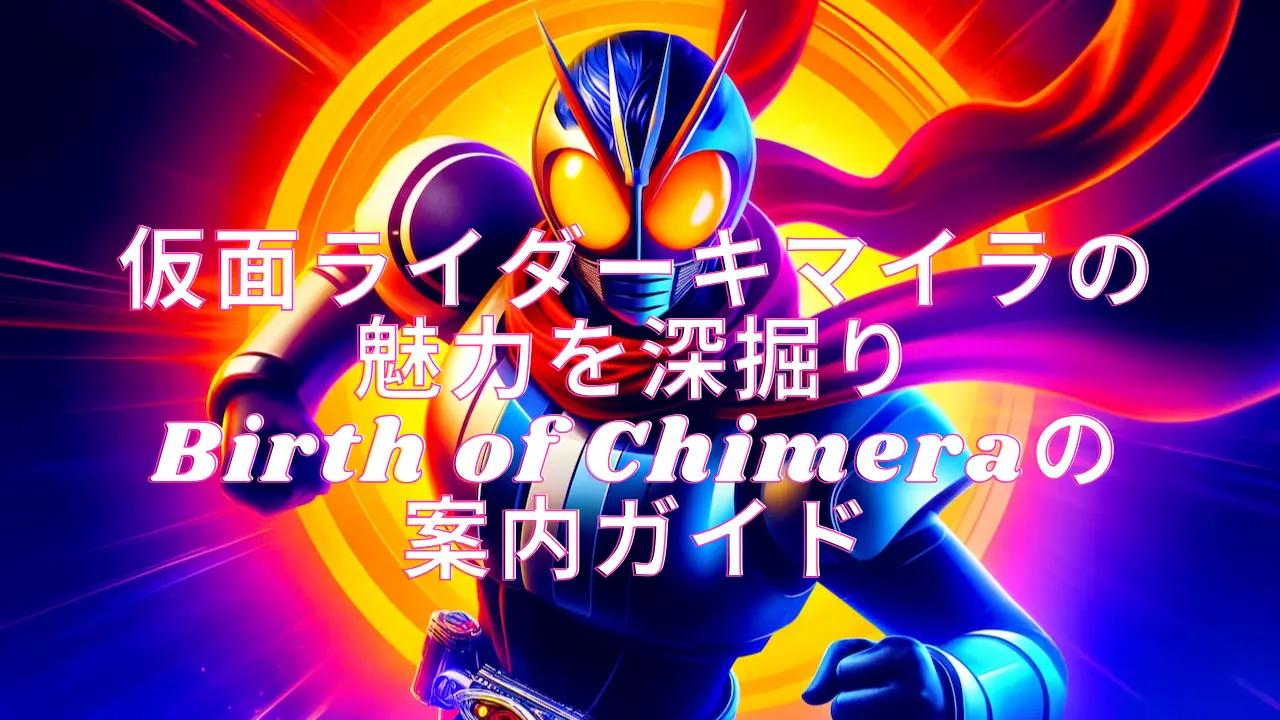 仮面ライダーキマイラの魅力を深掘りする、Birth of Chimeraの案内ガイド | ライダーレゾナンス